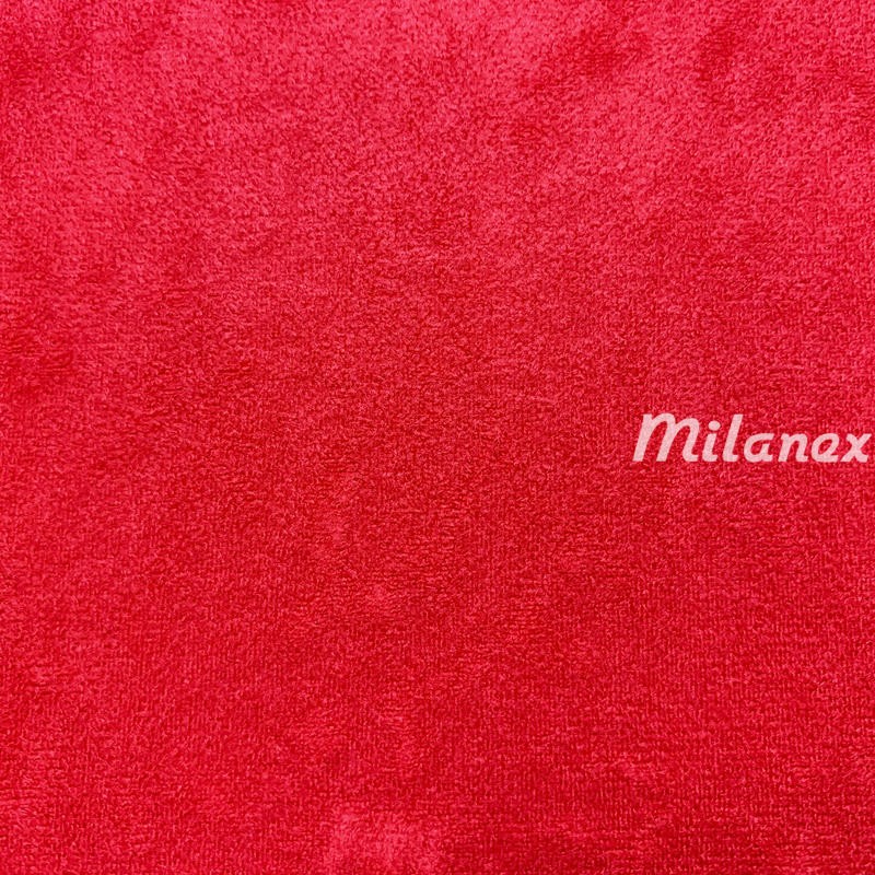 Tkanina welur dekoracyjny czerwony - Milanex